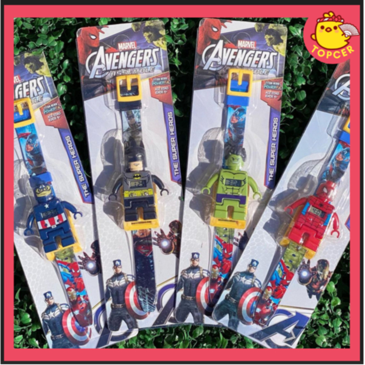 Jual Jam Tangan Anak Robot Superhero Lego Duduk Jam Tangan Legoh ...