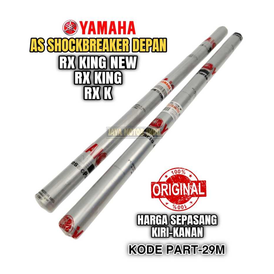 Jual AS SHOCK DEPAN 29M ASLI YAMAHA RX KING HARGA SEPASANG | Shopee ...