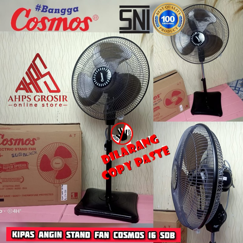 Jual stand fan cosmos 16 sdb kipas berdiri cosmos | Shopee Indonesia