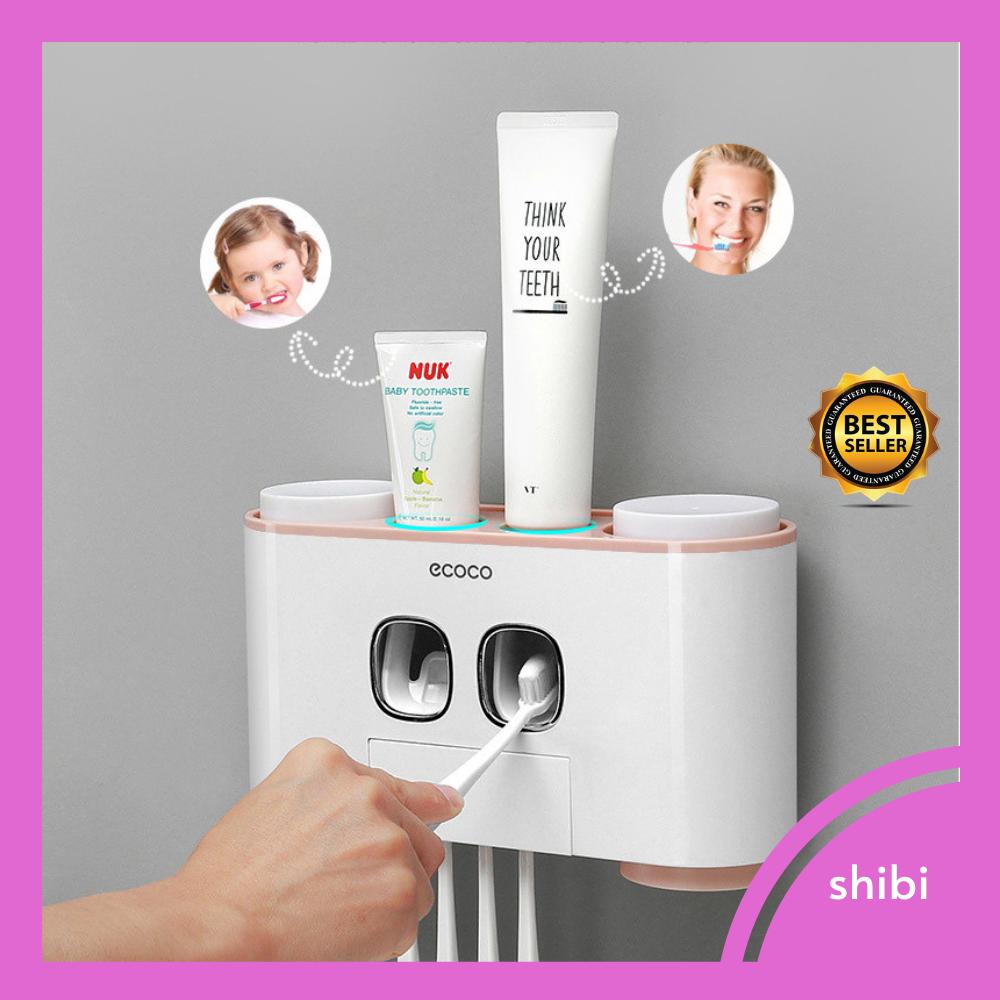Jual PREMIUM TEMPAT SIKAT GIGI KAMAR MANDI ESTETIK DISPENSER ODOL ECOCO ...