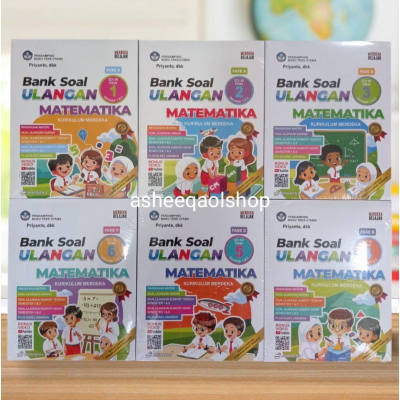 Jual Bank Soal Ulangan Matematika SD/MI Kelas 1 2 3 4 5 6 Kurikulum Merdeka | Shopee Indonesia