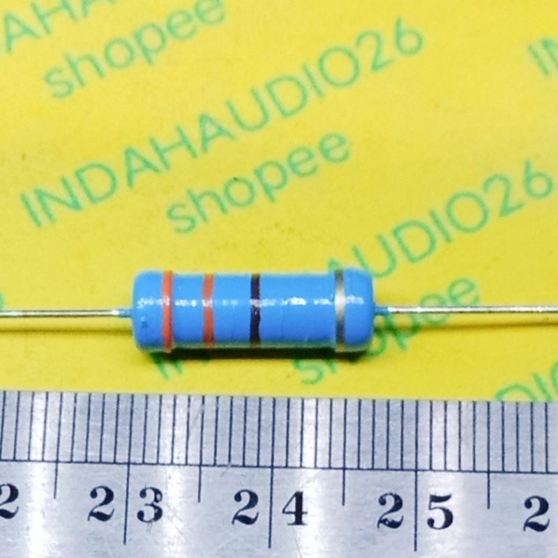 Jual BIRU 330R 3W 5% resistor 330 r 3 watt 330 ohm 3 w 3watt 5 persen ...