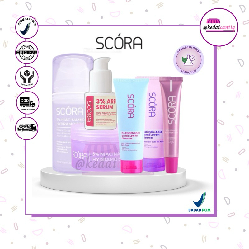Jual SCORA 5% Niacinamide Hydramoist Moisturizer Gel 100ml Pelembab ...