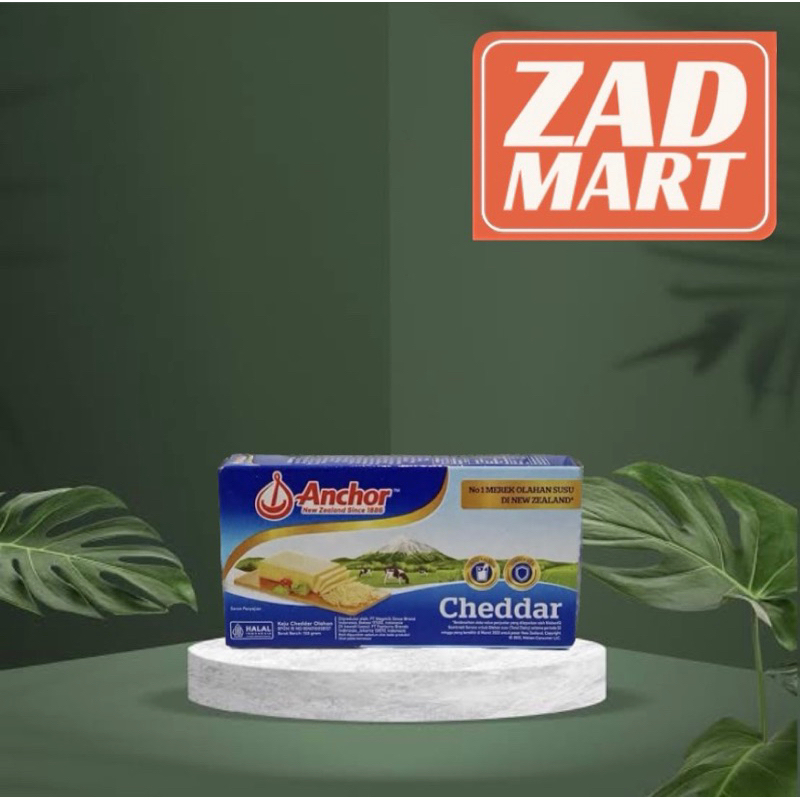 Jual Anchor Cheddar Block Cheese 150 gram | Shopee Indonesia