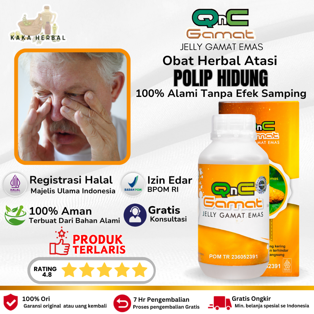 Jual Kaka Herbal - Obat Polip Hidung Pada Anak Dan Dewasa, Obat Hidung ...