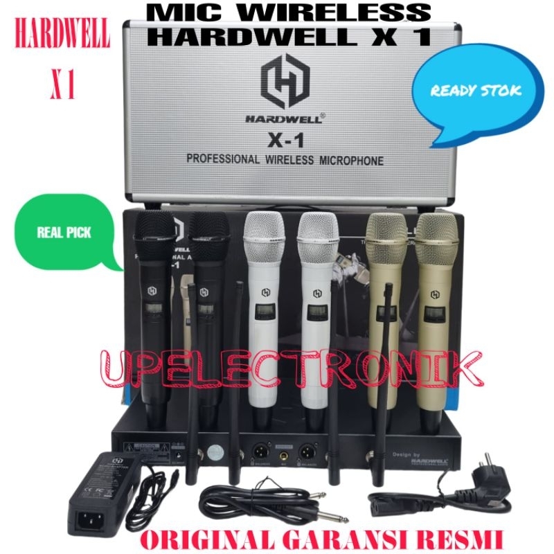 Jual Microphone Wireless Hardwell X-1 Handle-Handle Original 3 Warna ...