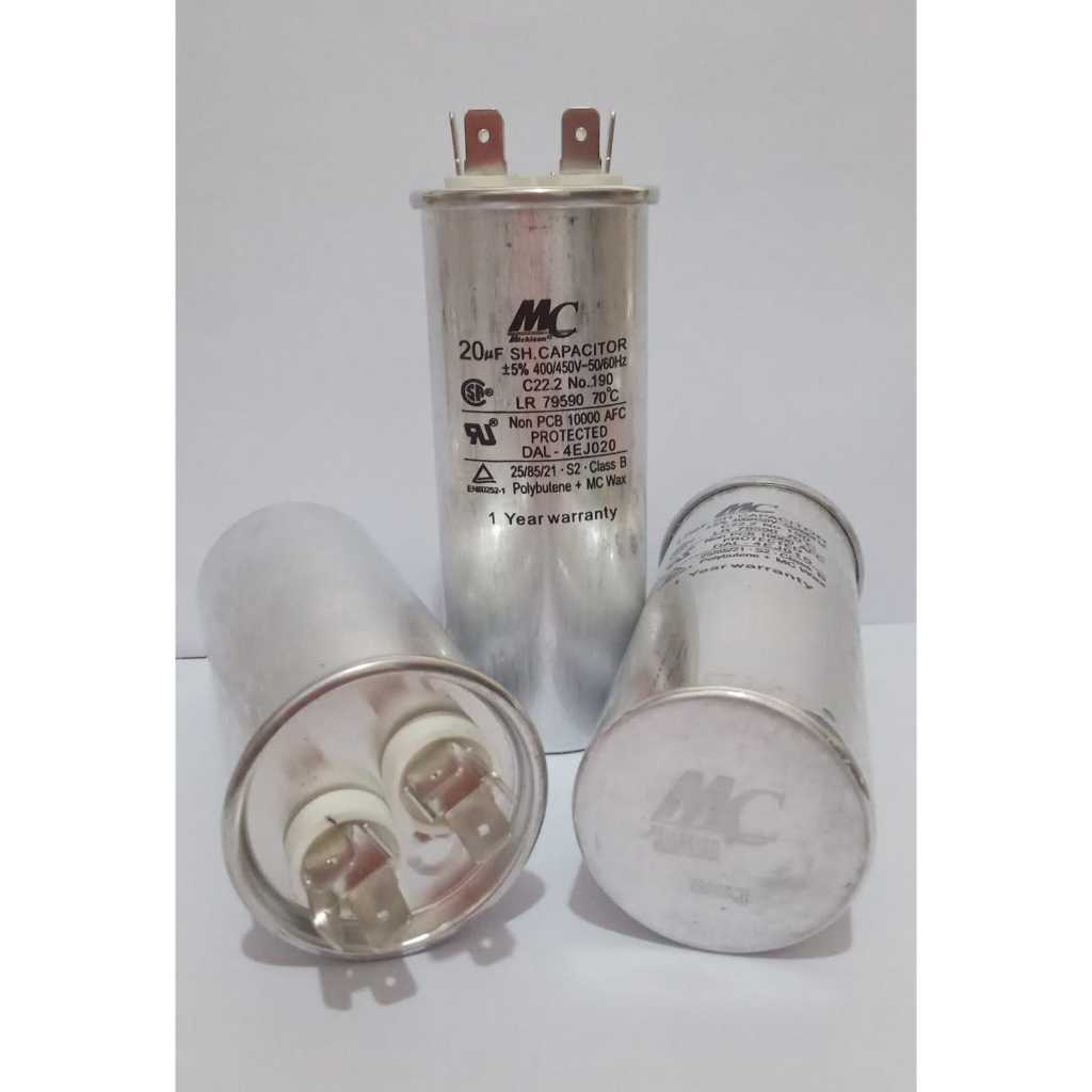 Jual KAPASITOR AC 20 MIKRO MERK MC | Shopee Indonesia