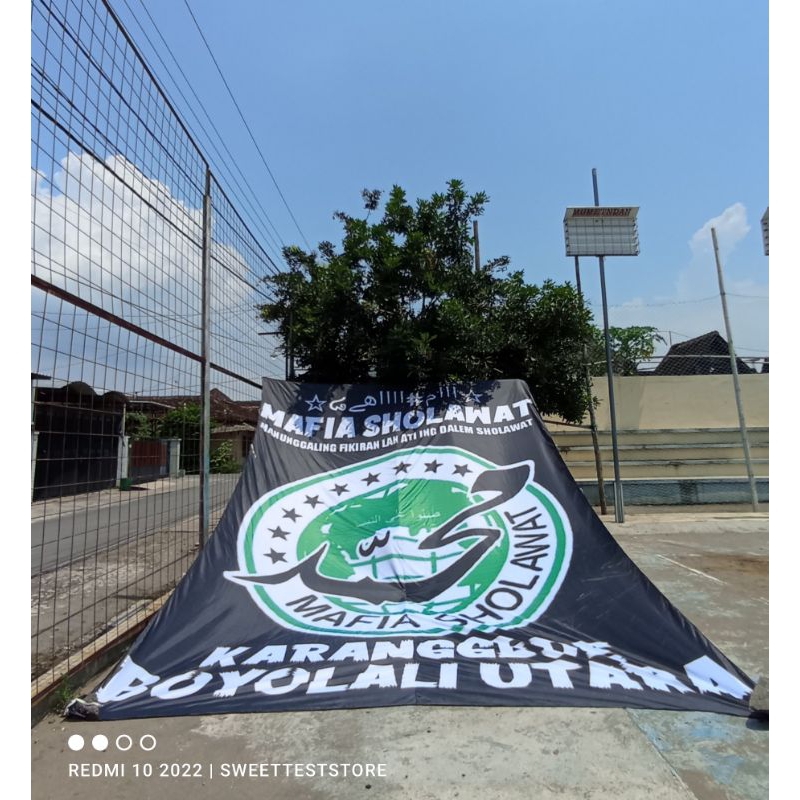 Jual 1 HARI JADI + FREE STICKER, BENDERA PRINTING CUSTOM SOLO, CETAK ...