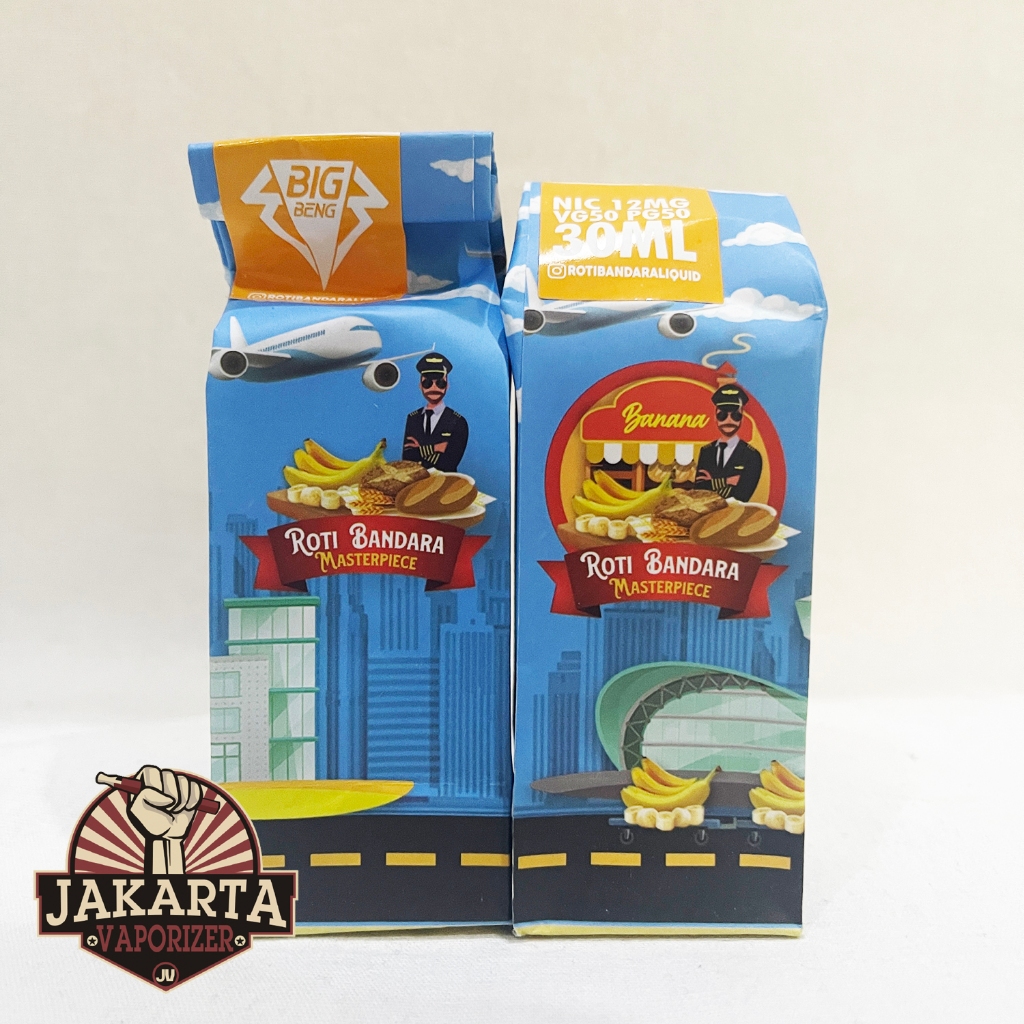 Jual PODS FRIENDLY ROTI BANDARA V2 BANANA PODS 30ML 12MG BY BIG BENG ...