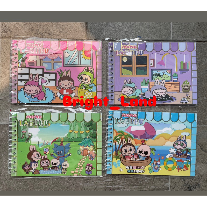 Jual Buku binder Stiker Karakter LABUBU Lucu Sticker NoteBook | Shopee ...