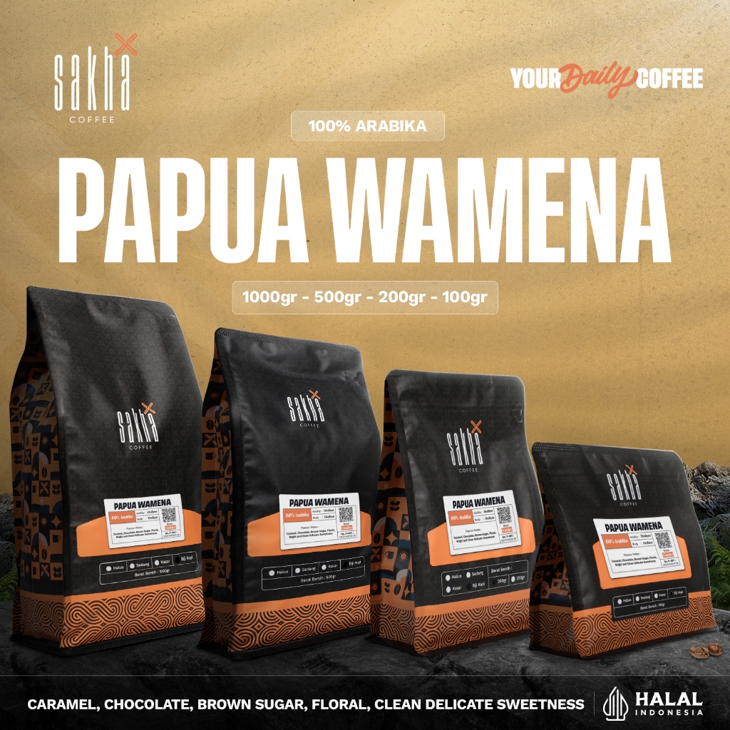 Jual Kopi Arabika Papua Wamena Arabica Coffee Roast Bean Espresso Dan ...