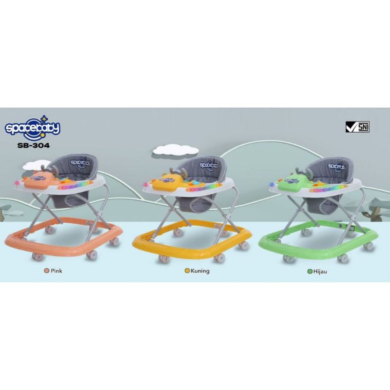 Jual Baby Walker Spacebaby new product/Apollo bantu belajar jalan anak ...