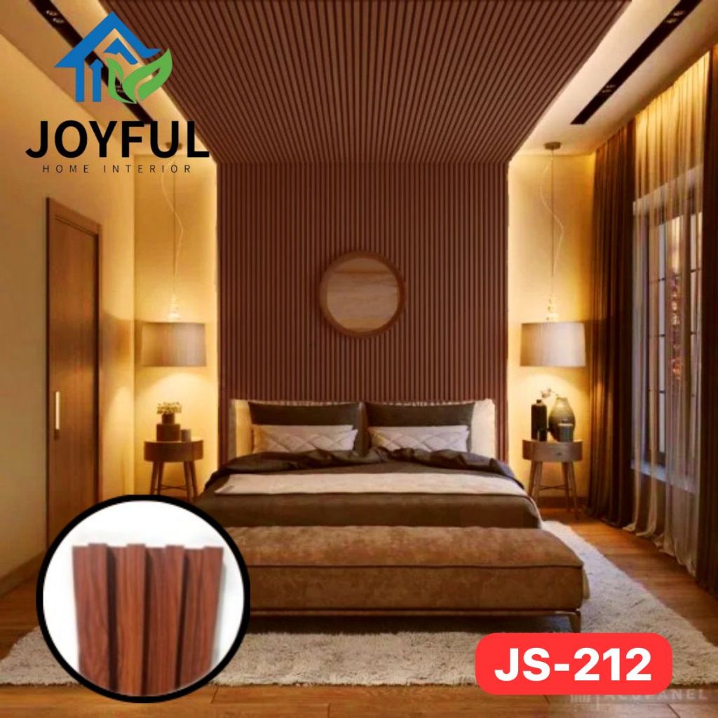 Jual WPC Woodpanel 290CM x 16CM (4 Batang) TEBAL 23MM Wood Panel WPC ...