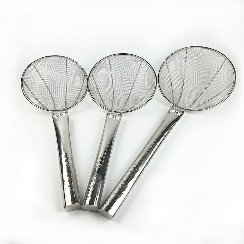 Jual Serok / Saringan Gorengan Jaring Gagang Stainless Tebal Ukuran 20 ...