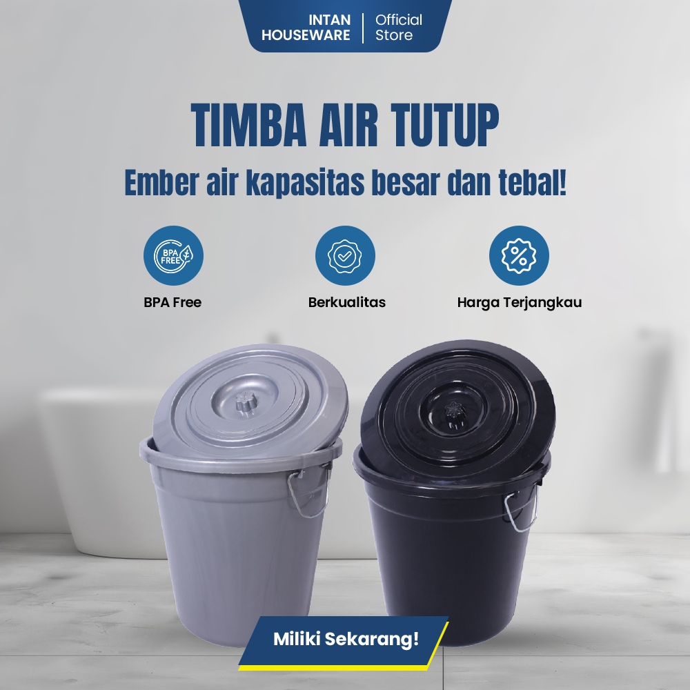 Jual Timba Air Kapasitas Besar Ember Tebal Dan Tidak Mudah Pecah ...