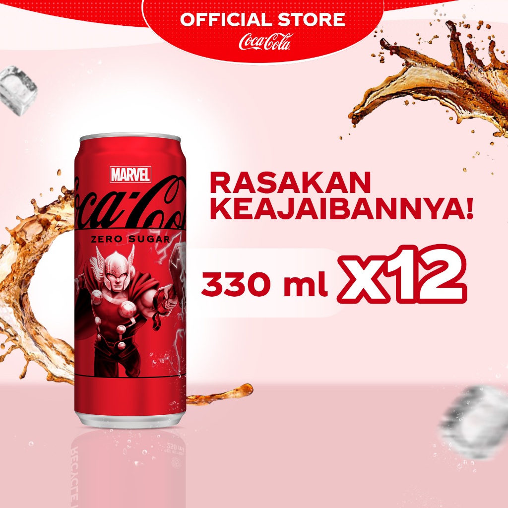 Jual Coca-Cola Zero - Kemasan Kaleng 330mL x 12pcs | Shopee Indonesia