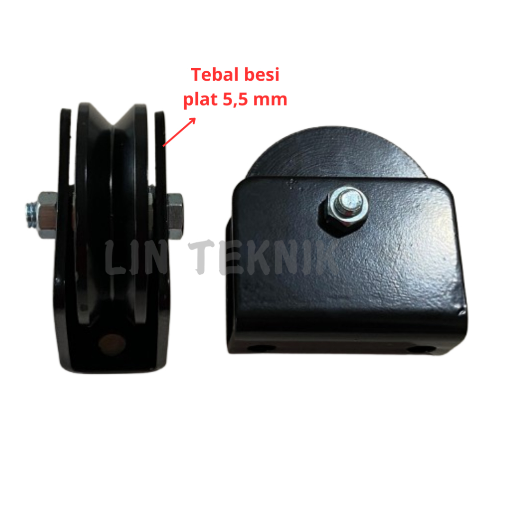 Jual Roda Pagar Roda Pintu Gerbang Baja Tebal 10 CM Model Lubang "SIKU ...