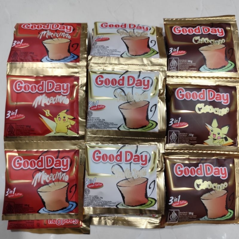 Jual KOPI GOOD DAY all variant 3in1(20gt X 10 sachet) | Shopee Indonesia