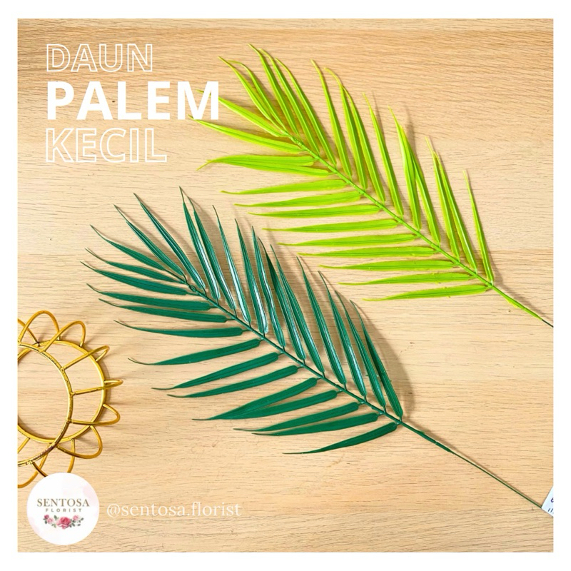 Jual DAUN PALEM PLASTIK KECIL SATUAN/DAUN PALEM HIAS/DAUN PALEM PALSU ...