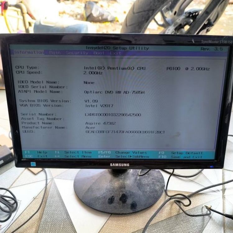 Jual monitor komputer/pc samsung SyncMaster 19in S19B150 second/bekas ...
