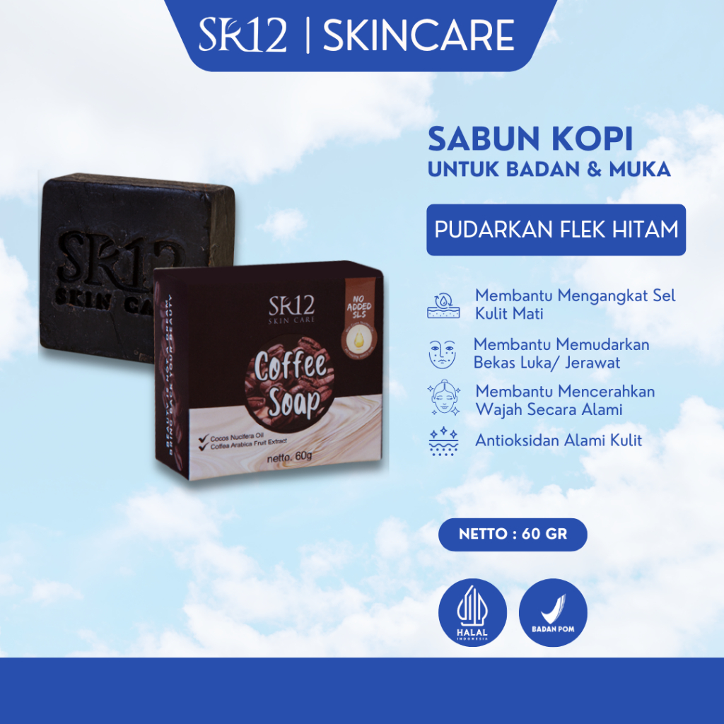 Jual SR12 Sabun Muka Kopi Penghilang Flek Hitam Wajah Bekas Jerawat ...
