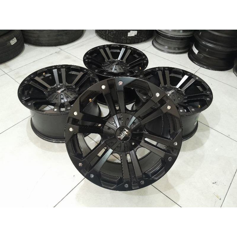 Jual velg hsr offrod pajero/fortuner ring 17x8 pcd 6x139,7 | Shopee Indonesia