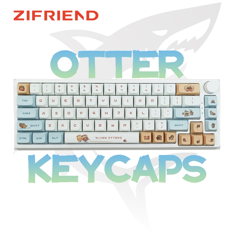 Jual ZIFRIEND Otter 128 Keys XDA Profile PBT Keycaps Set Mechanical ...