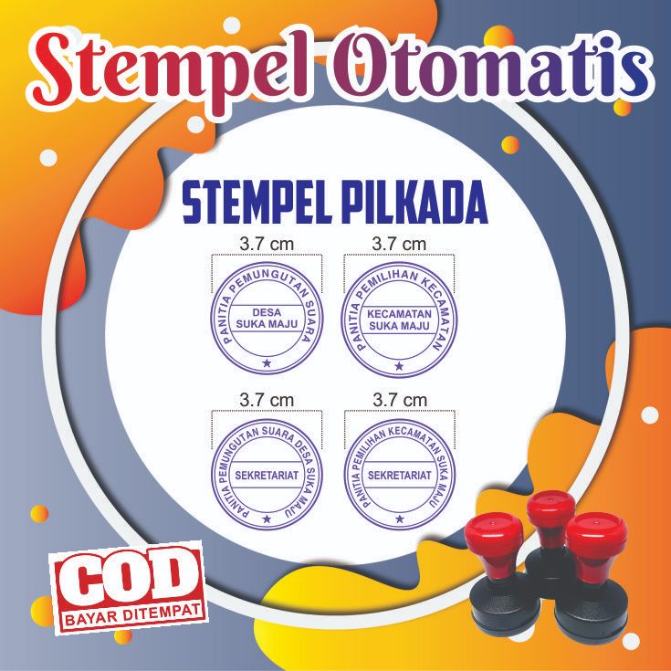 Jual Stempel Pilkada / Stempel PPK / Stempel PPS Otomatis | Shopee Indonesia