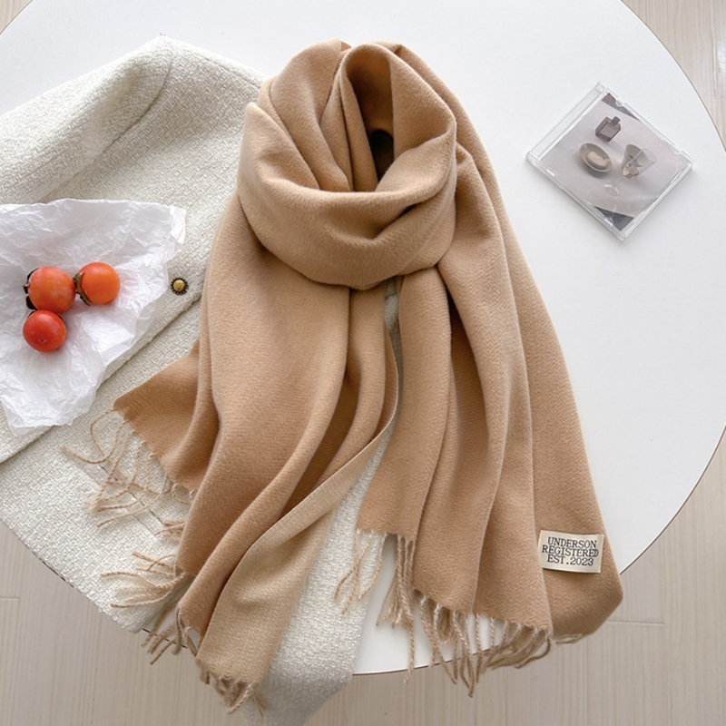 Jual Syal "Pevi" (1) Warna Polos Bahan Rajut Wol Imitasi HIGH GRADE ...