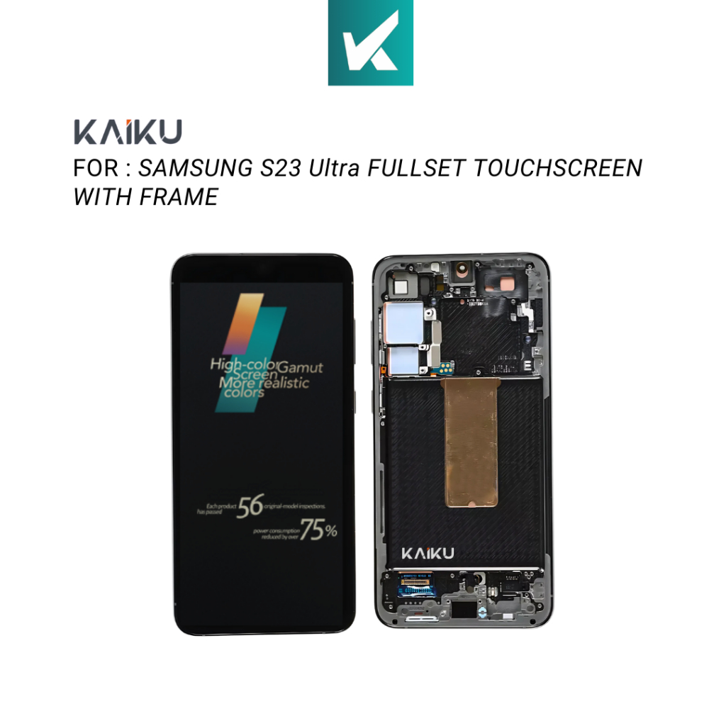 Jual KAIKU Lcd Samsung S23 Ultra Oled With Frame Fullset Touchscreen ...