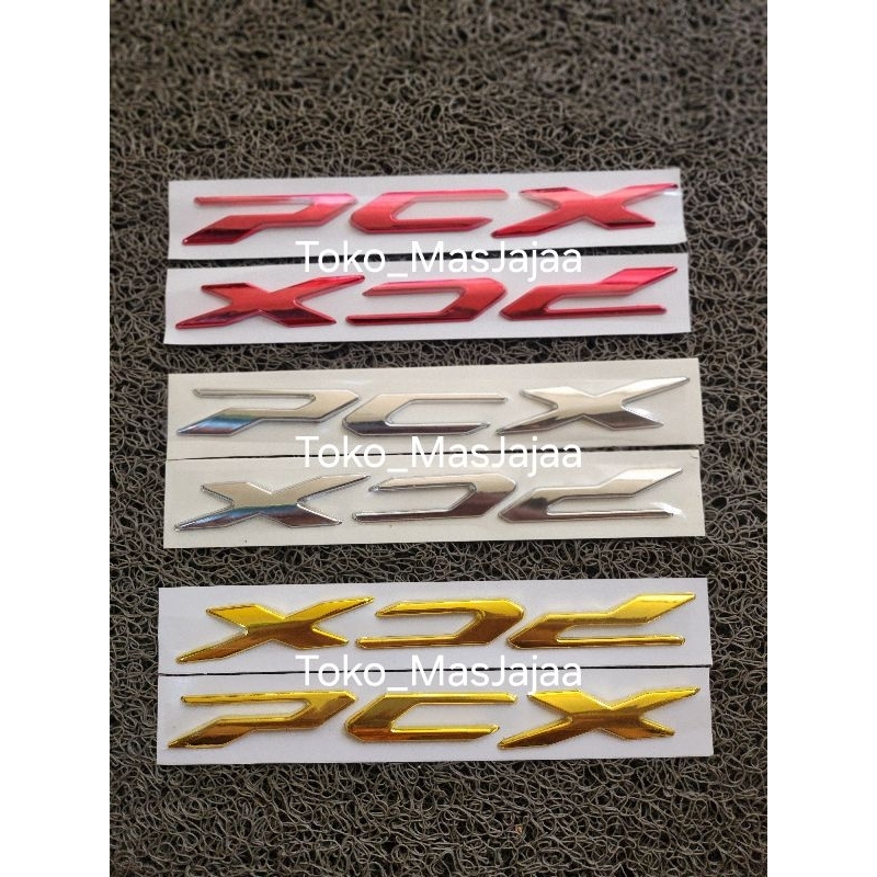 Jual Logo Emblem motor honda pcx 150 sepasang / emblem logo honda pcx ...