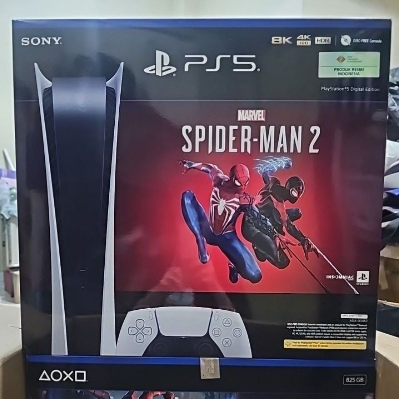 Jual Ps5 Digital Bundle Spiderman 2 Playstation5 Fat Spiderman Resmi ...