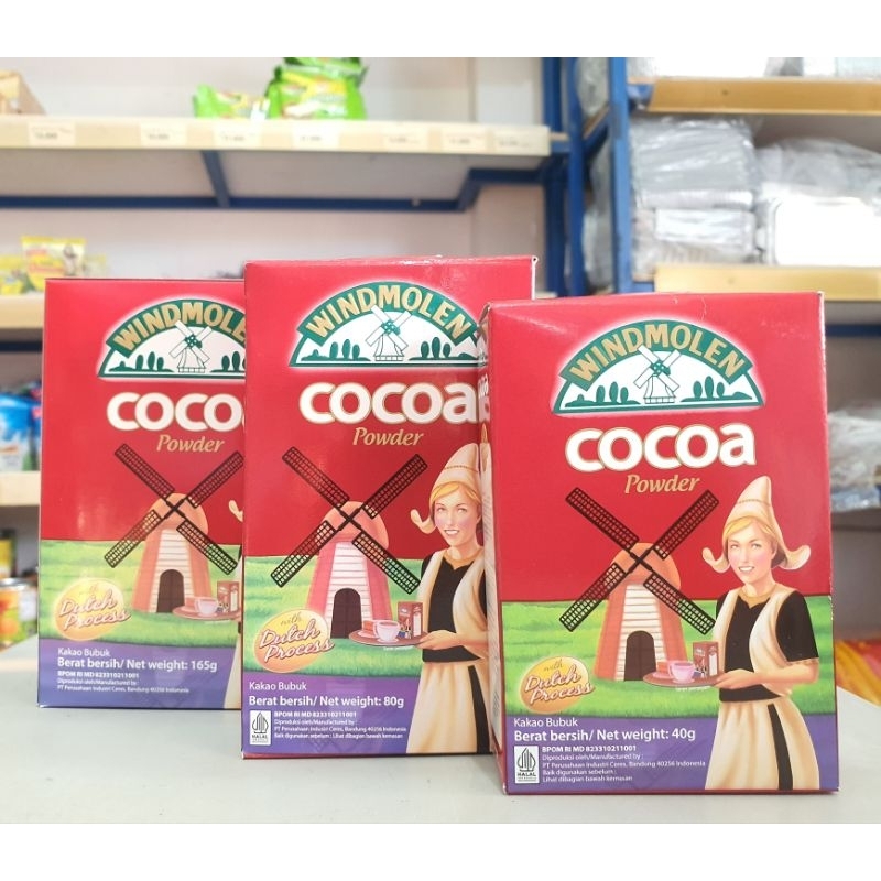 Jual WindMollen Cocoa Powder / Coklat Bubuk Wind Mollen 40Gr, 90Gr ...