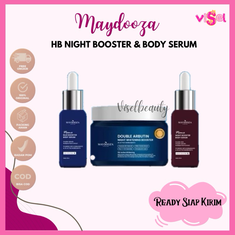 Jual MAYDOOZA BODY LOTION NIGHT WHITENING BOOSTER ORIGINAL | Shopee ...