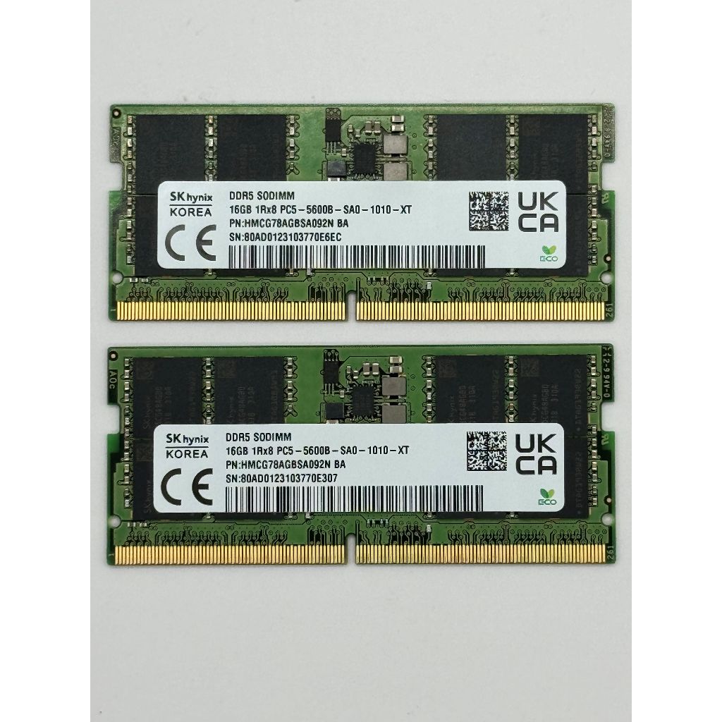 Jual HMCG78AGBSA092N 16GB 1Rx8 PC5-5600B-SA0 Sodimm DDR5 SK Hynix ...