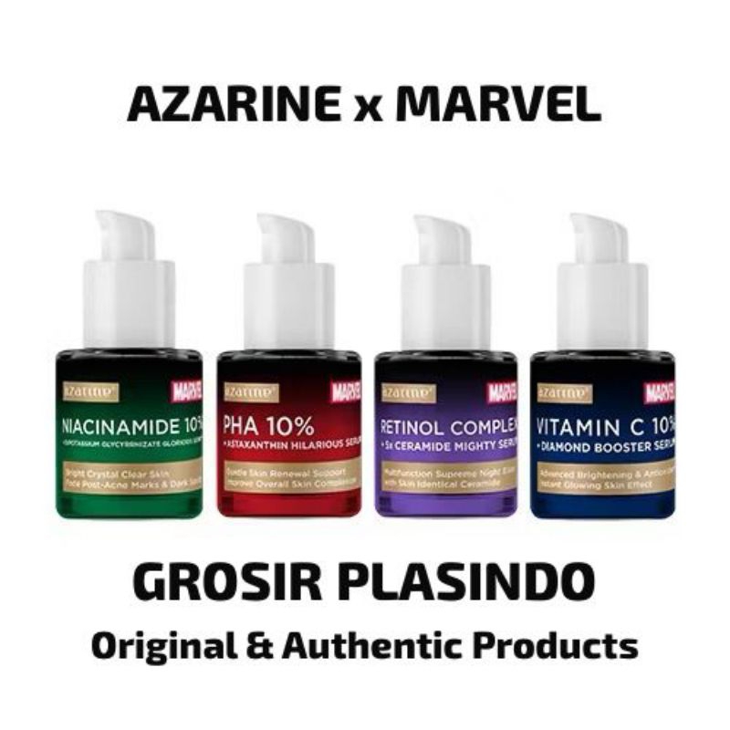 Jual [DIJAMIN ORIGINAL] AZARINE ALL VARIANT SERUM AZARINE x MARVEL ...