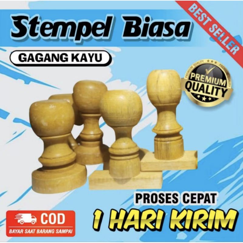 Jual Stempel Kayu Custom / Cetak Stempel / Stempel Runaflex / Stempel ...
