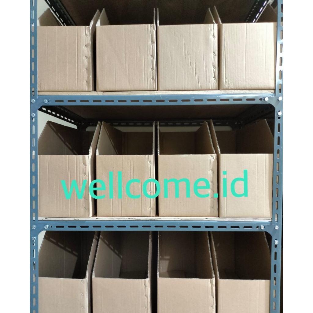 Jual BIN BOX KARDUS DISPLAY KARTON RAK GUDANG Ukuran 60x23 cm Double ...