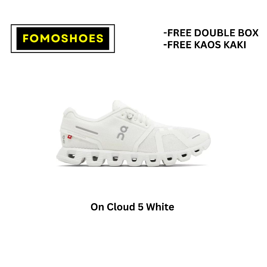 Jual Sepatu On Cloud 5 White 'SKU 40-99706' | Shopee Indonesia