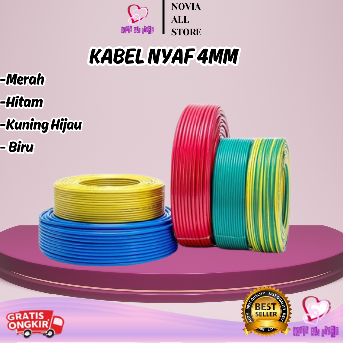 Jual Kabel Serabut NYAF 4mm Kabel NYAF 4mm Kabel Serabut Kabel Grounding Kabel Negatif Kabel ...