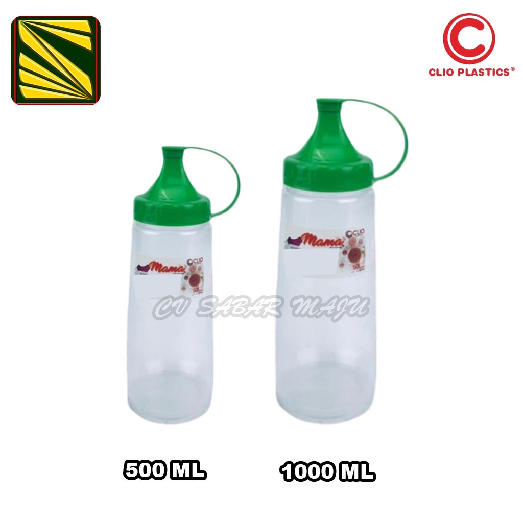 Jual Clio Botol Kecap, Botol Saus Plastik 500 ml & 1000 ml | Shopee ...