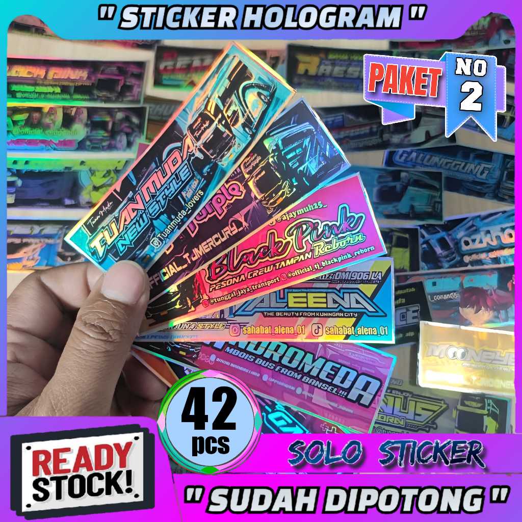 Jual STIKER BUS MANIA Sudah Dipotong STICKER BIS VIRAL TELOLET BASURI ...