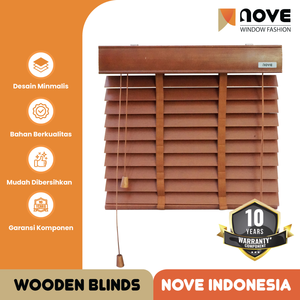 Jual Wooden Blinds Horizontal Ladder Tape 25mm - Tirai Lipat - Gorden ...