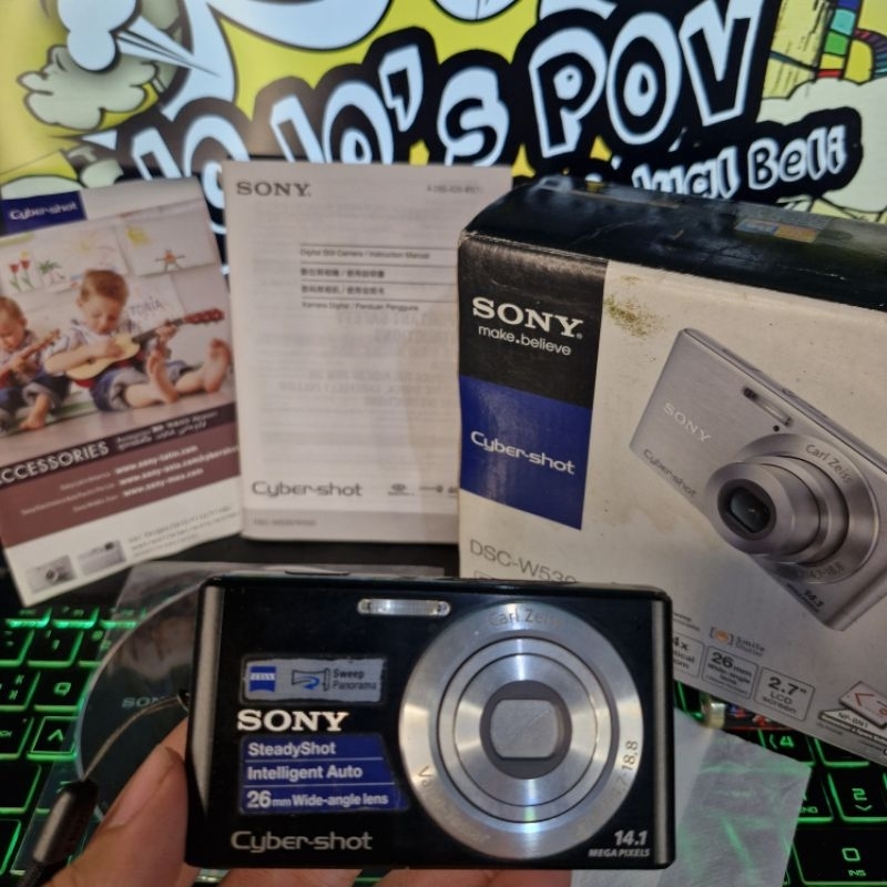 Jual [MOST WANTED!!] Kamera Digital Sony Cybershot DSC W530 (Fullset ...