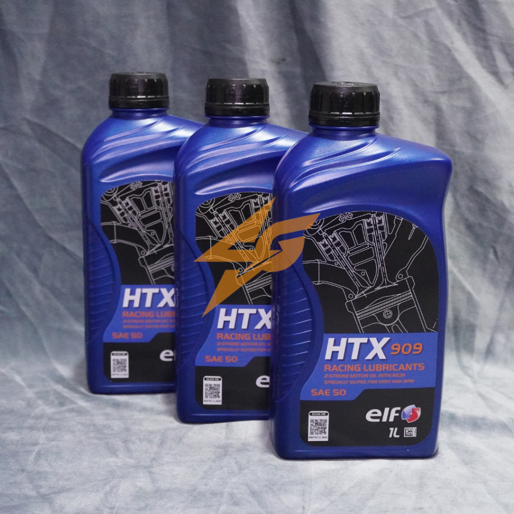 Jual OLI SAMPING RACING ELF HTX 909 2T SAE 50 1L | Shopee Indonesia