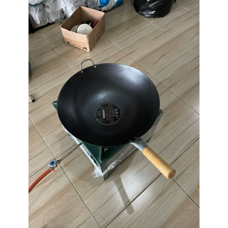 Jual WOK PAN BAJA INPORT WAJAN NASI GORENG UKURAN 45cm | Shopee Indonesia