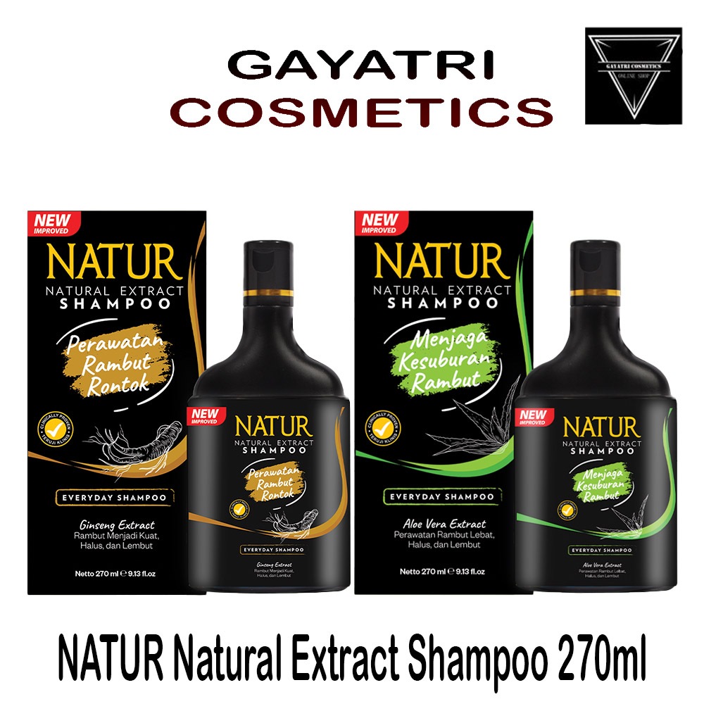 Jual Natur Shampoo Natural Extract 270ml | Shopee Indonesia