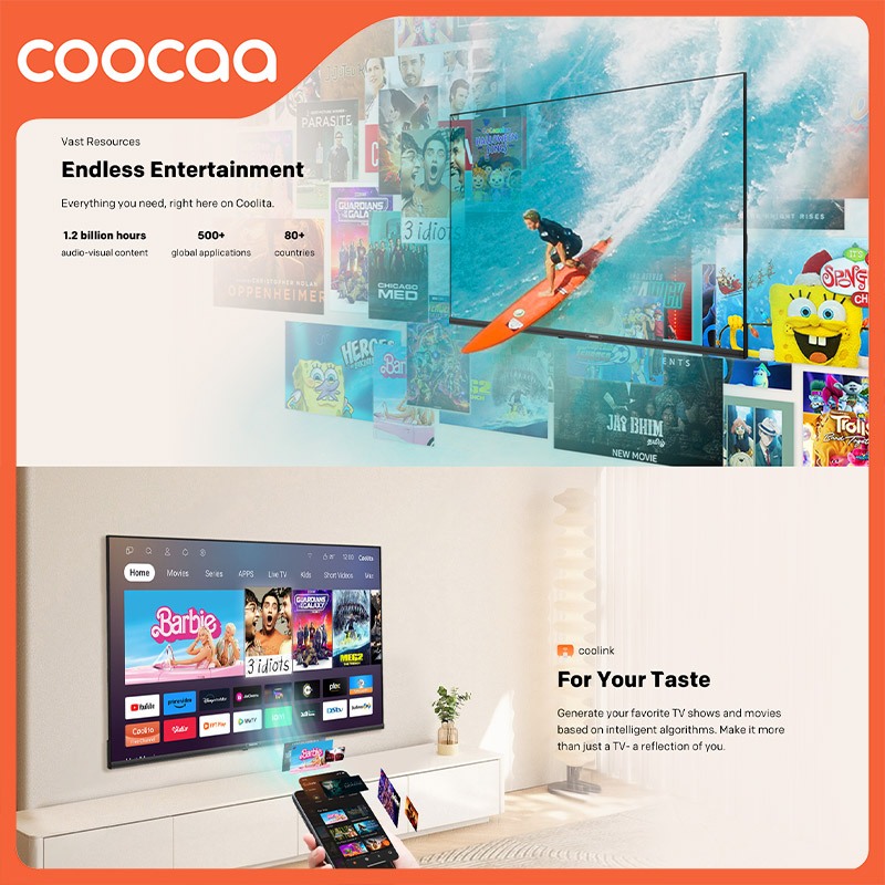 Jual [+BRACKET] NEW COOCAA 40 inch S3U PLUS - Coolita 3.0 - Smart TV ...