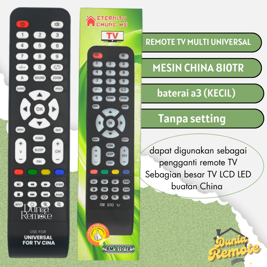 Jual Remot Remote TV LED CHINA Multi Universal 810 LCD LED Tanpa ... Jual Remot Remote TV LED CHINA Multi Universal 810 LCD LED Tanpa ...