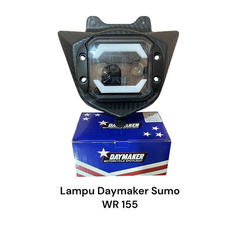 Jual Daymaker Lampu Depan / lampu sumo WR155 WR 155 Yamaha WR Biru Dan ...